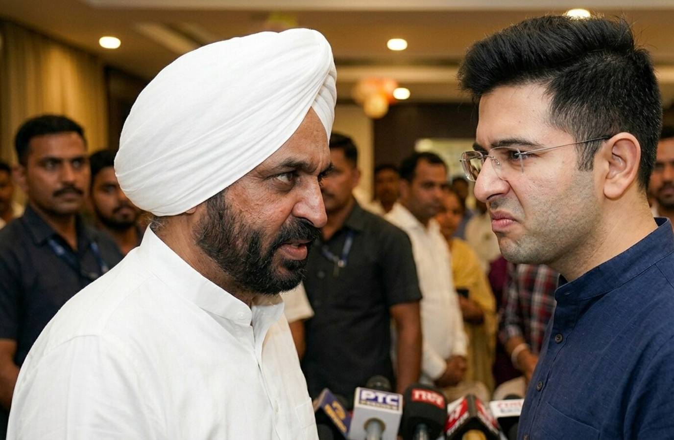 AAP's Broom Analogy: Bhagwant Mann Fires Fresh Jibe at Raghav Chadha ...